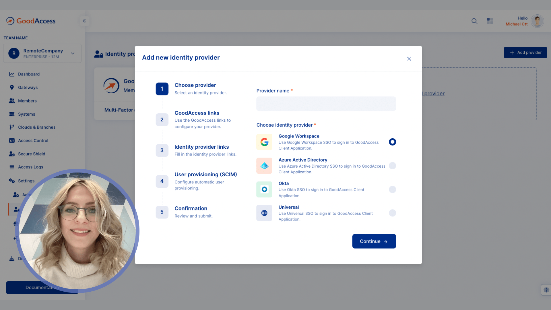 Single Sign-On (SSO) in GoodAccess